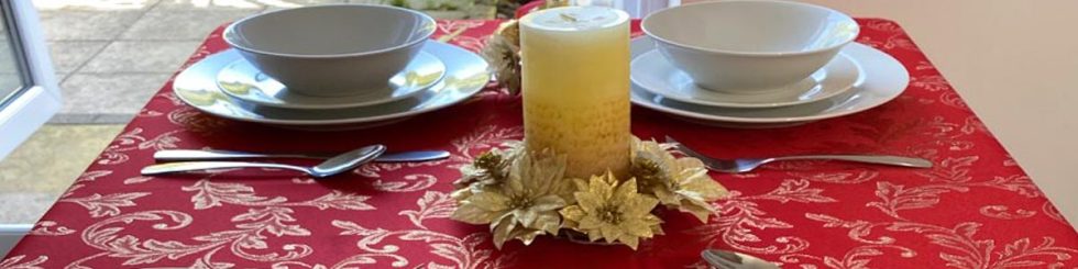 Red Tablecloths | Wipe Clean Tablecloths | Tablecloth Shop